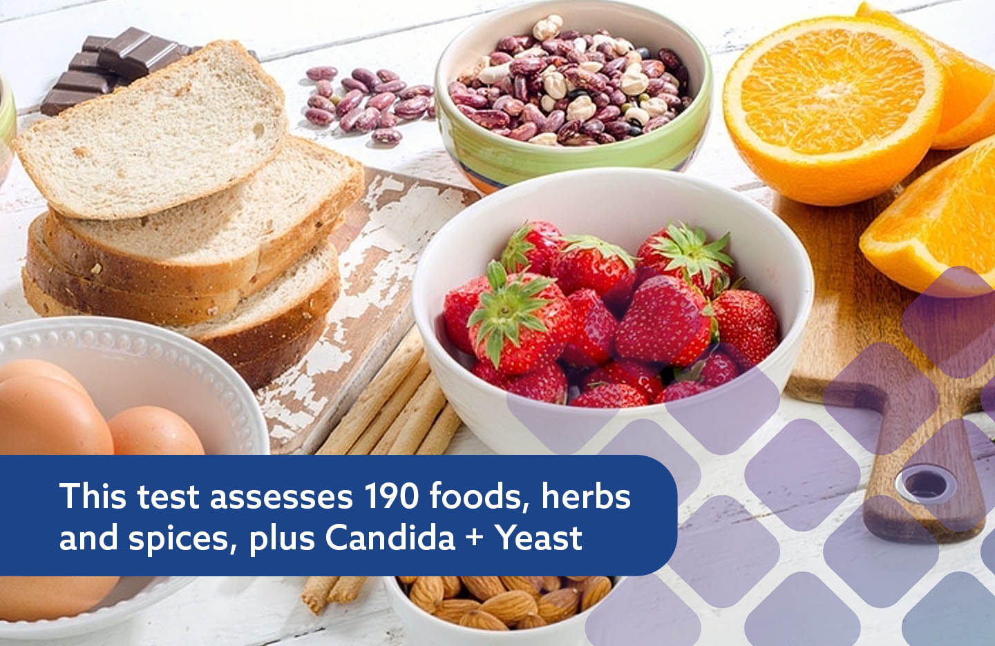 IgG Food MAP With Candida + Yeast | MosaicDX